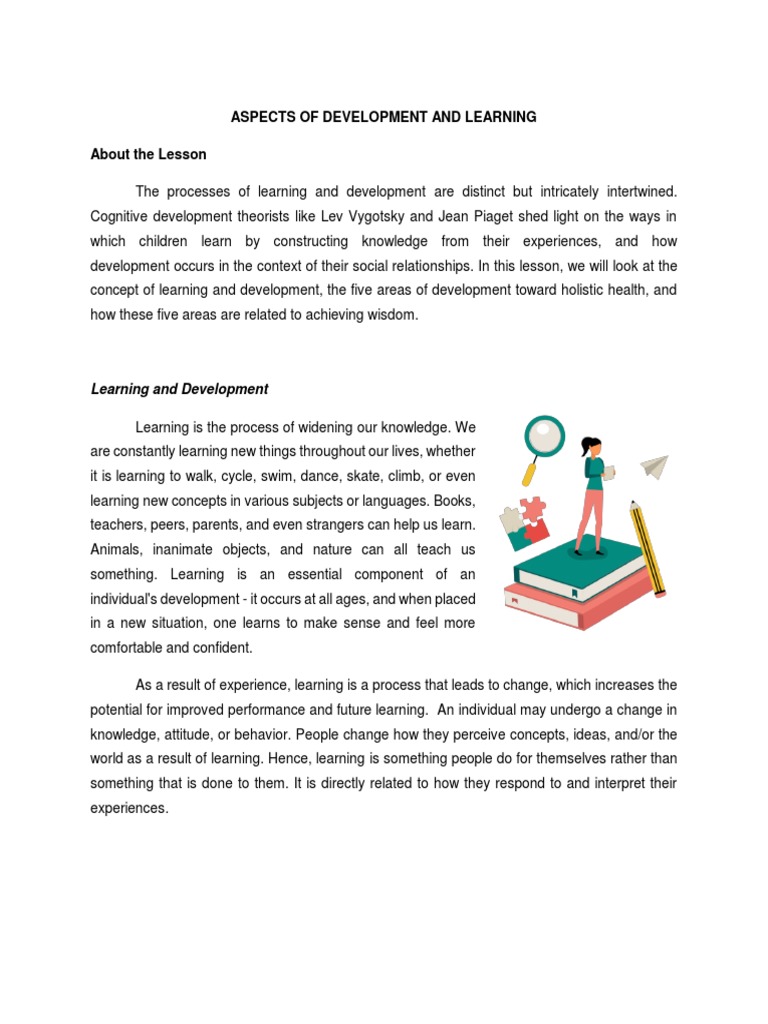 Pathways to Holistic Development: Learning, Growth, and Wisdom | PDF ...