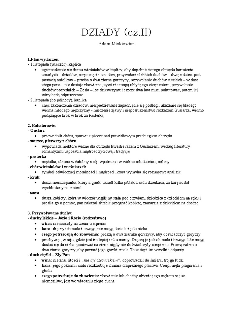 Dziady 2 | PDF