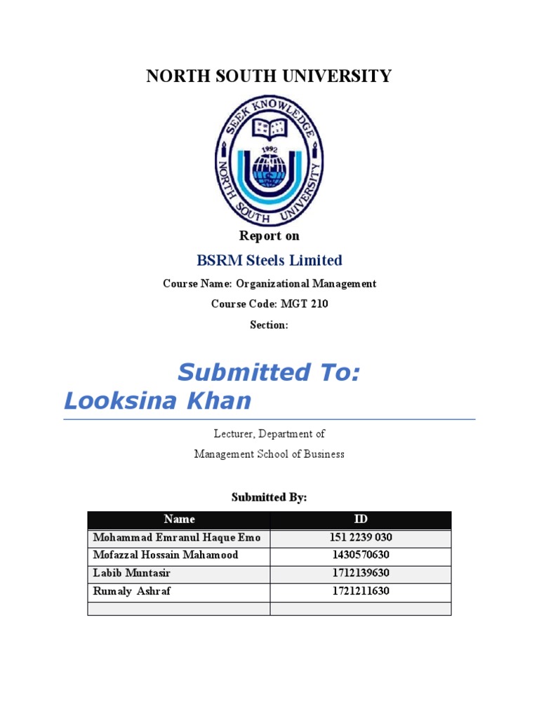 BSRM Report Final Version | PDF | Scrap | Brand