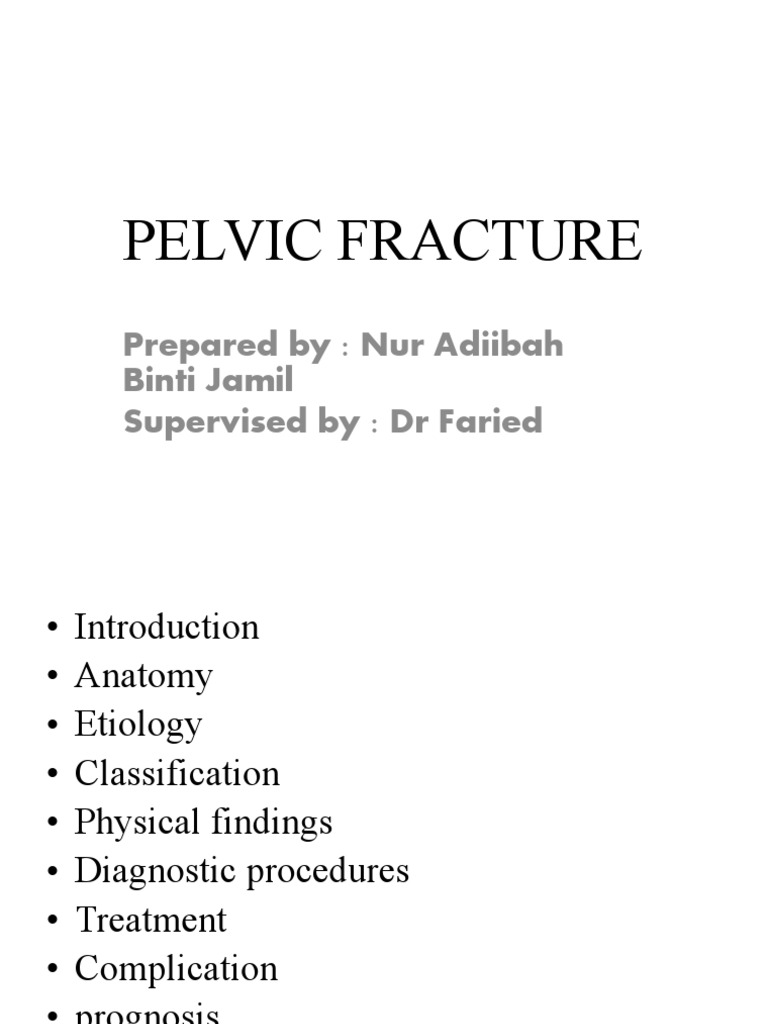 Open Book Fracture | PDF | Pelvis | Anatomy