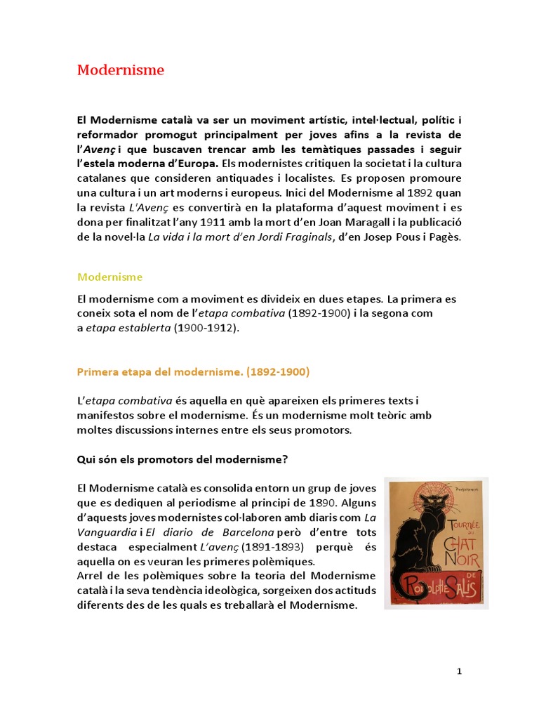 MODERNISME | PDF