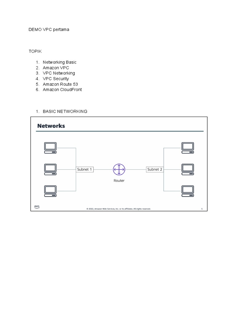 Dokumen VPC AWS | PDF