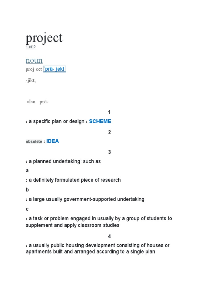 Project Definiton | PDF | Verb | Grammar
