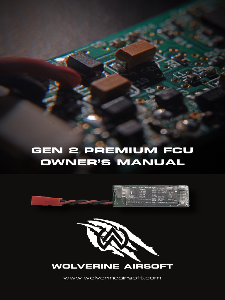 Premium FCU Owner's Manual | PDF | Ballistics | Projectile Weapons