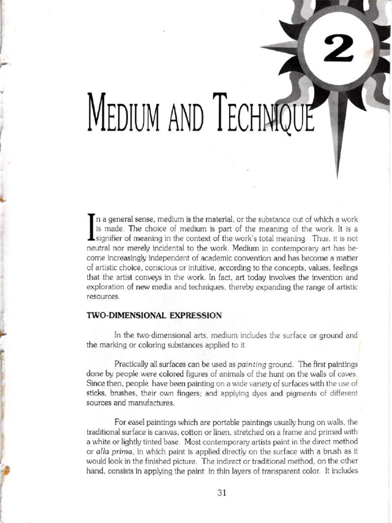 GUILLERMO - Medium and Technique | PDF | Printmaking | Paintings