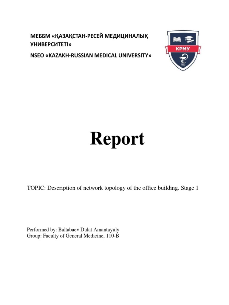 Network Topology Report | PDF | Network Topology | Computer Network