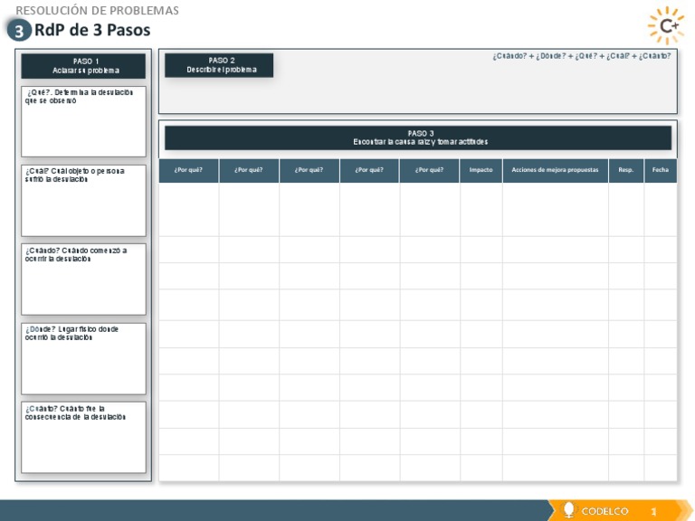Formato - RDP 3 Pasos | PDF
