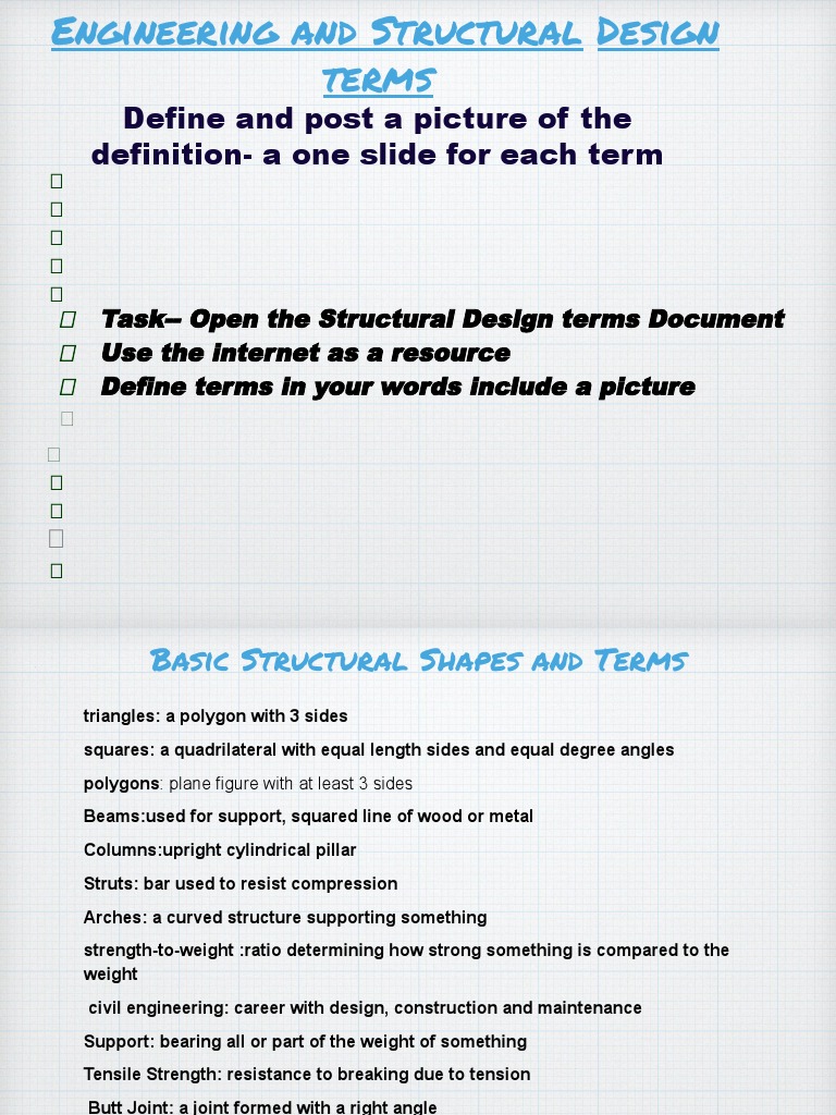 Camille Smith - Structural Terms Bridge Truss Systems 1 2 | PDF | Beam ...