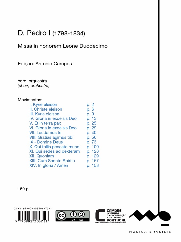 Dpi Missa in Honorem Leone Duodecimo Score | PDF | Messe