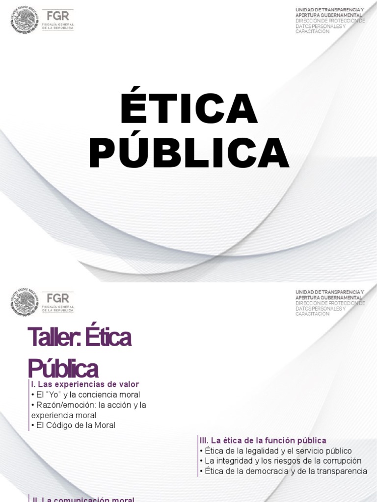 Curso de Ética Pública INAI Comités - MAF | PDF | Moralidad | Hannah Arendt