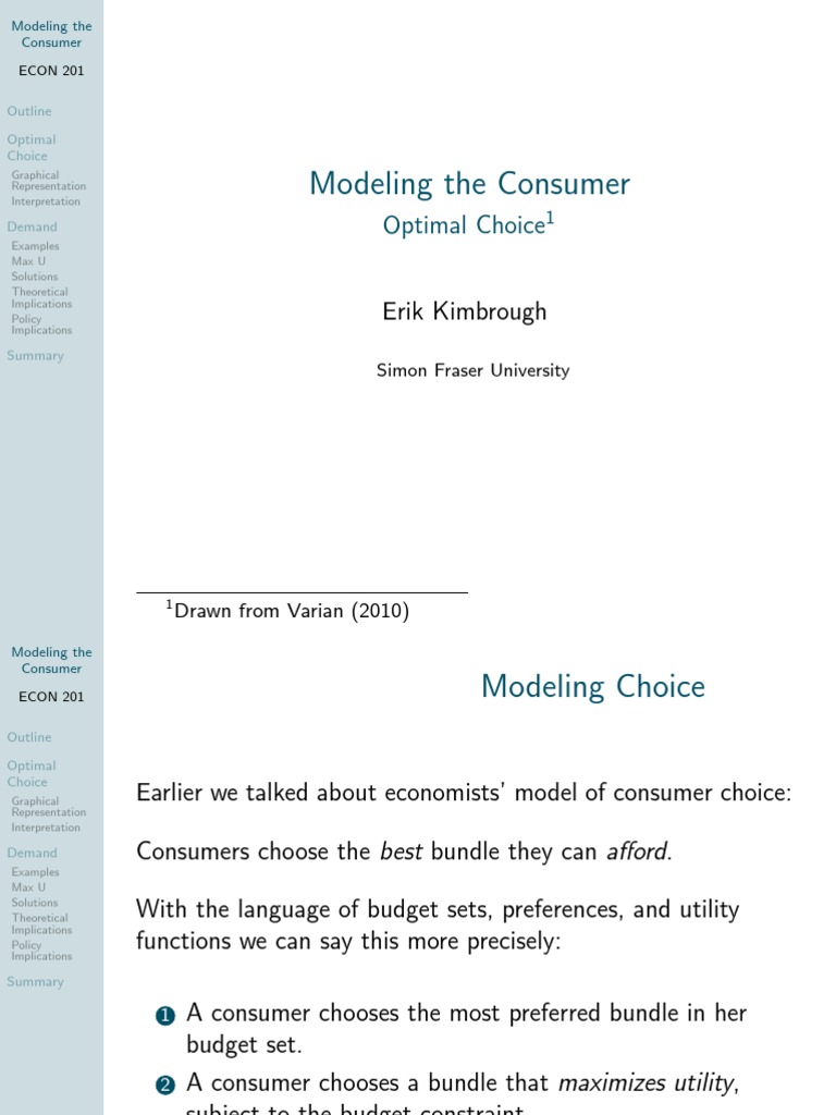 Lecture 3 | PDF | Utility | Mathematical Optimization