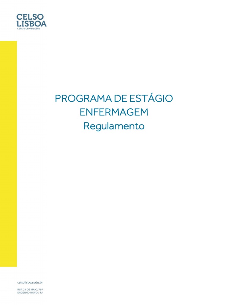 Manual Do Est Gio Enfermagem | PDF | Enfermagem | Psiquiatria
