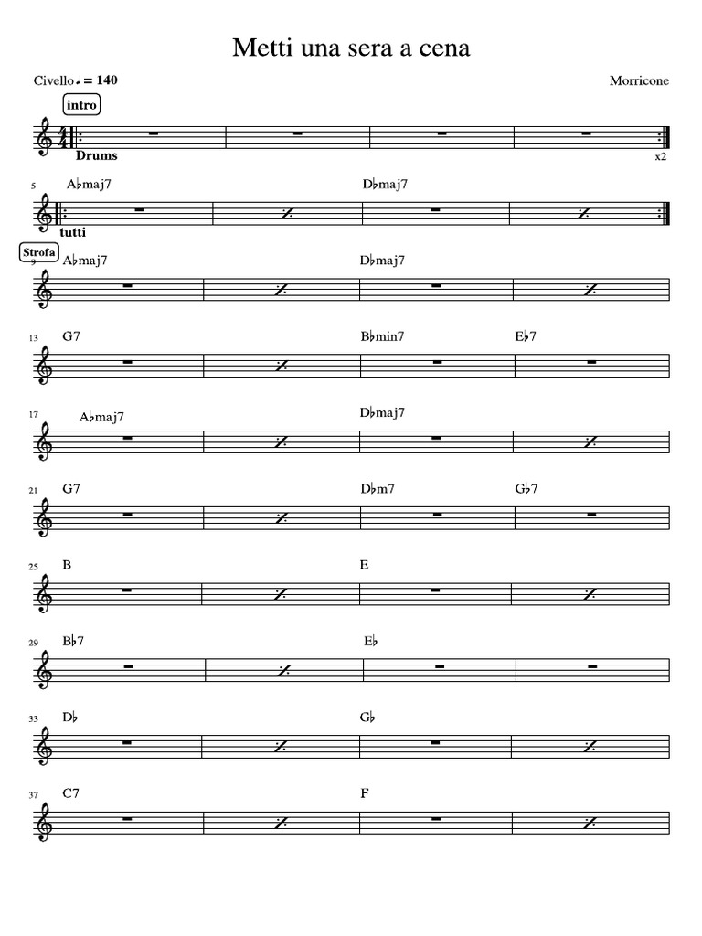 Metti Una Sera A Cena | PDF