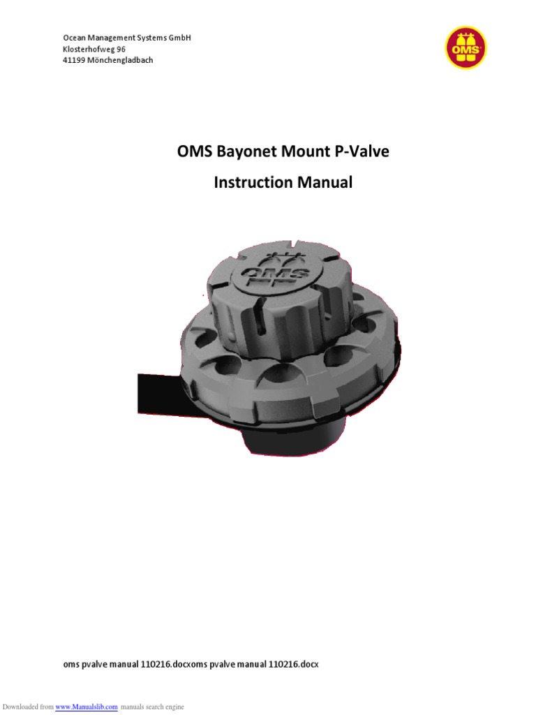 P - Valve OMS | PDF | Valve | Equipment