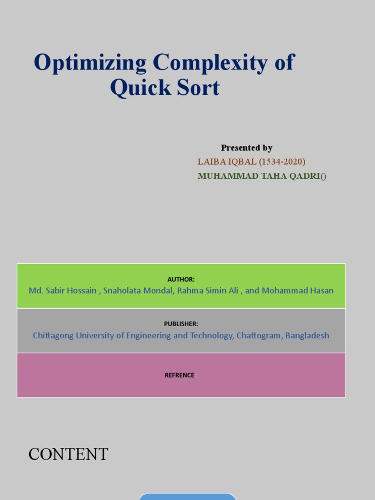 Optimizing Complexity of | PDF | Algorithms And Data Structures | Computer Programming