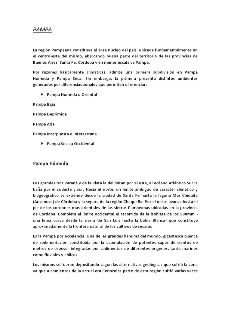 PAMPA | PDF | Mar | Herida