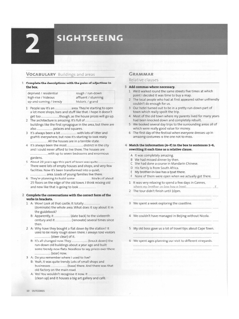 Outcomes U2 2nd Ed WB | PDF