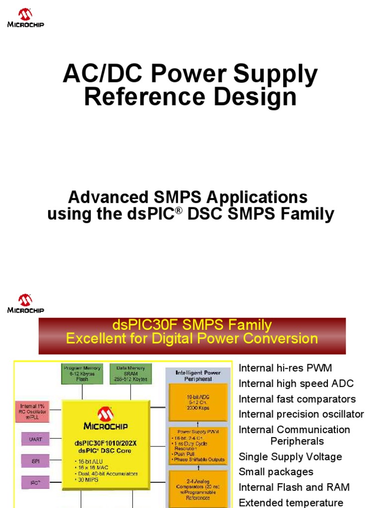 AC - DC Power Supply Reference Design. Advanced SMPS Applications Using ...
