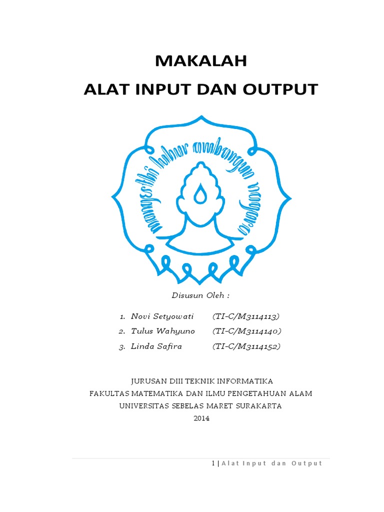 Alat Input dan Output Komputer | PDF
