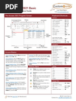 Free Excel Cheat Sheet | PDF | Microsoft Excel | System Software
