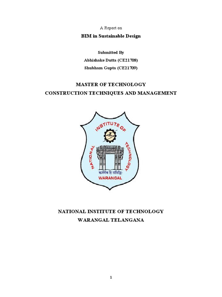BIM Assignment-1 | PDF | Building Information Modeling | Green Building