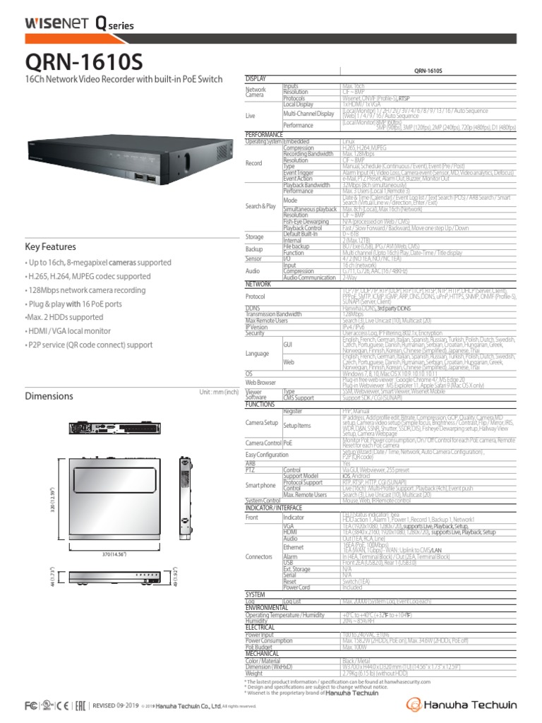 Datasheet qrn-1610s | PDF | Internet Protocol Suite | Computer Network