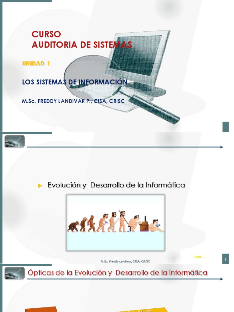 Unidad 1-Los Sistemas de Informacion VF | PDF | Tecnologías de la información | Hardware de la ...