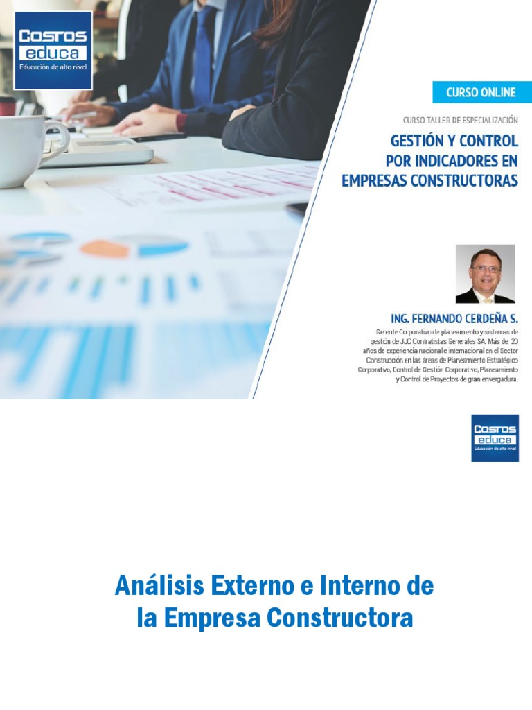S-1-2 - Analisis Externo e Interno de La Empresa Constructora | PDF