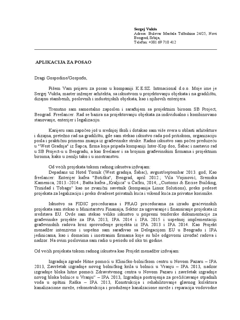 Propratno Pismo | PDF