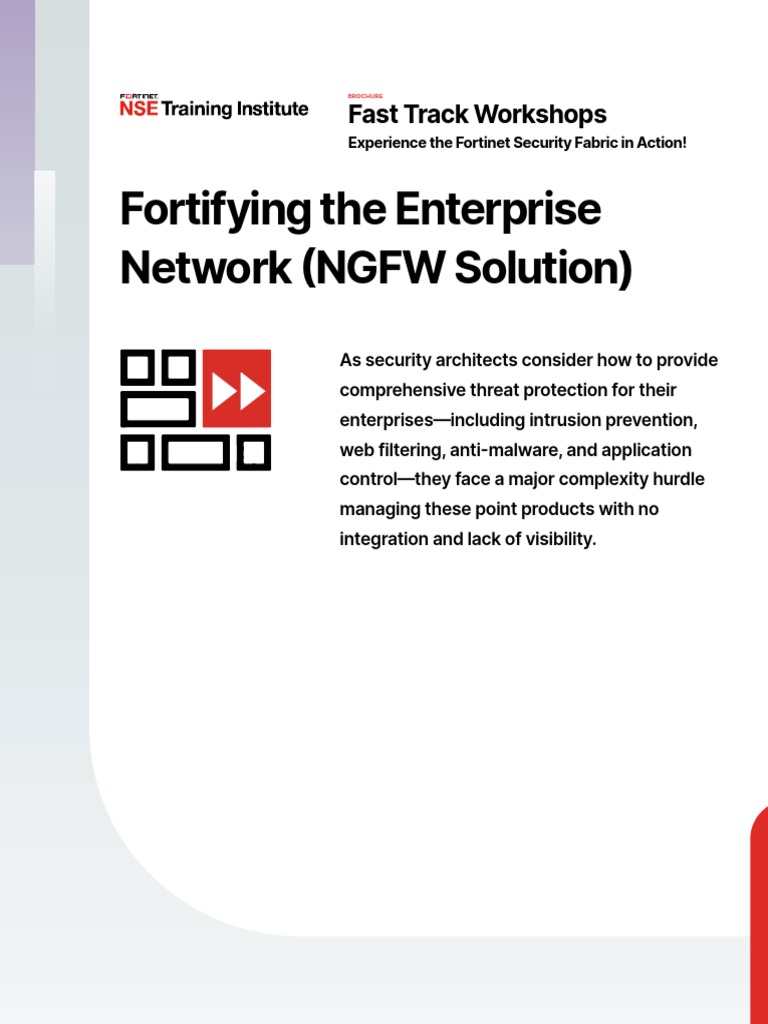 FA FTNT Fast Track NGFW Solution 3302021 | PDF | Security | Computer Security