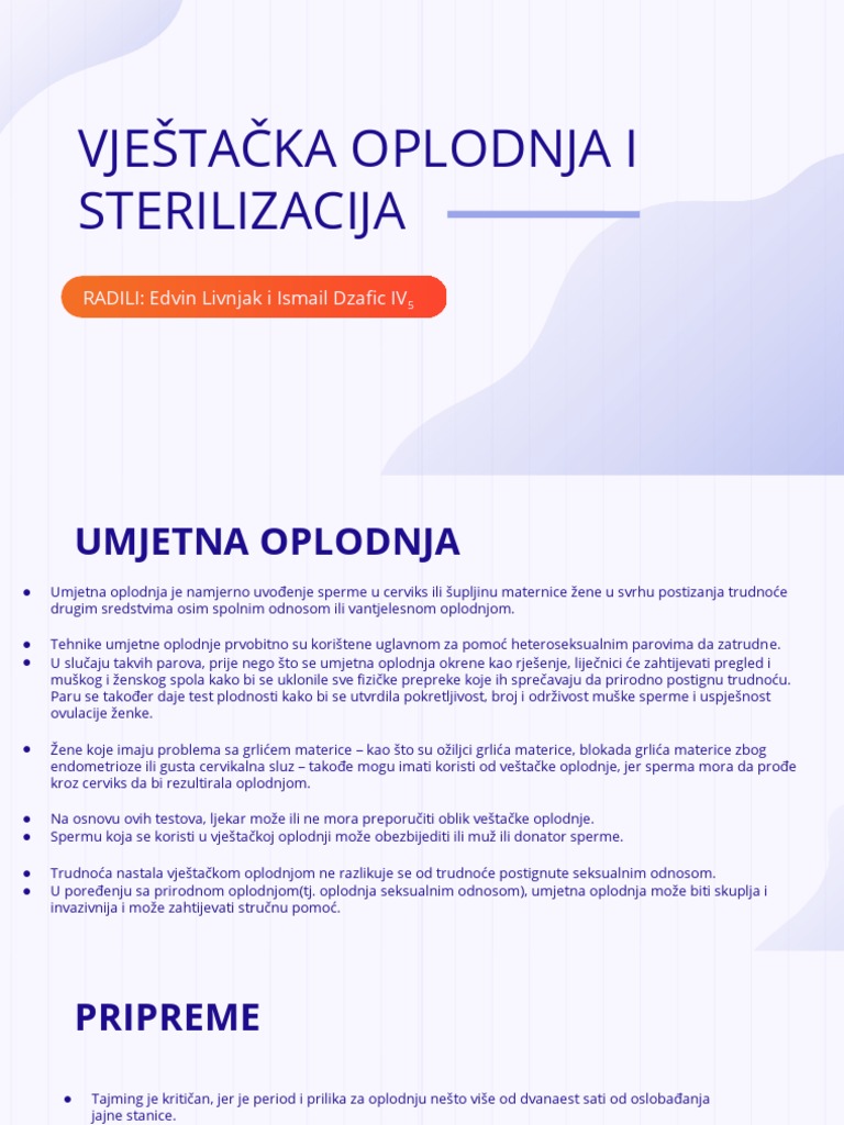 Umjetna Oplodnja | PDF