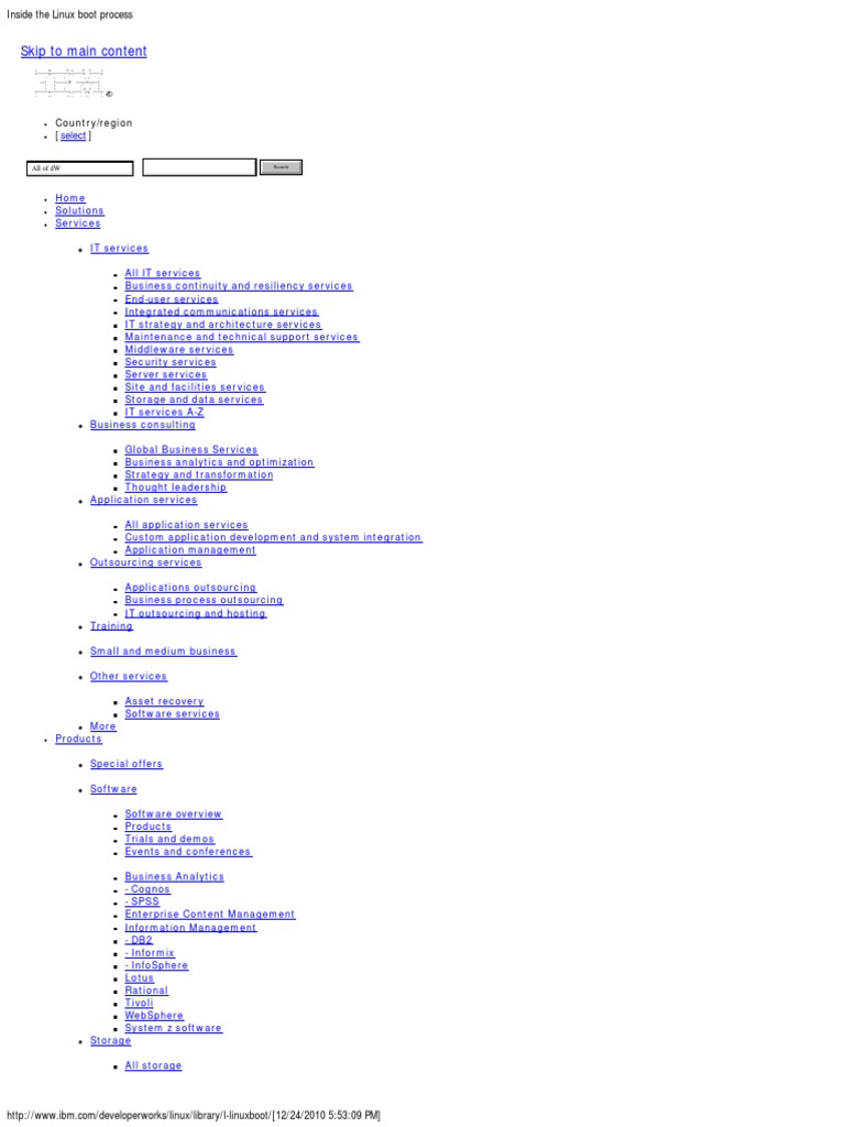 Linux Boot Process | PDF | Booting | Bios