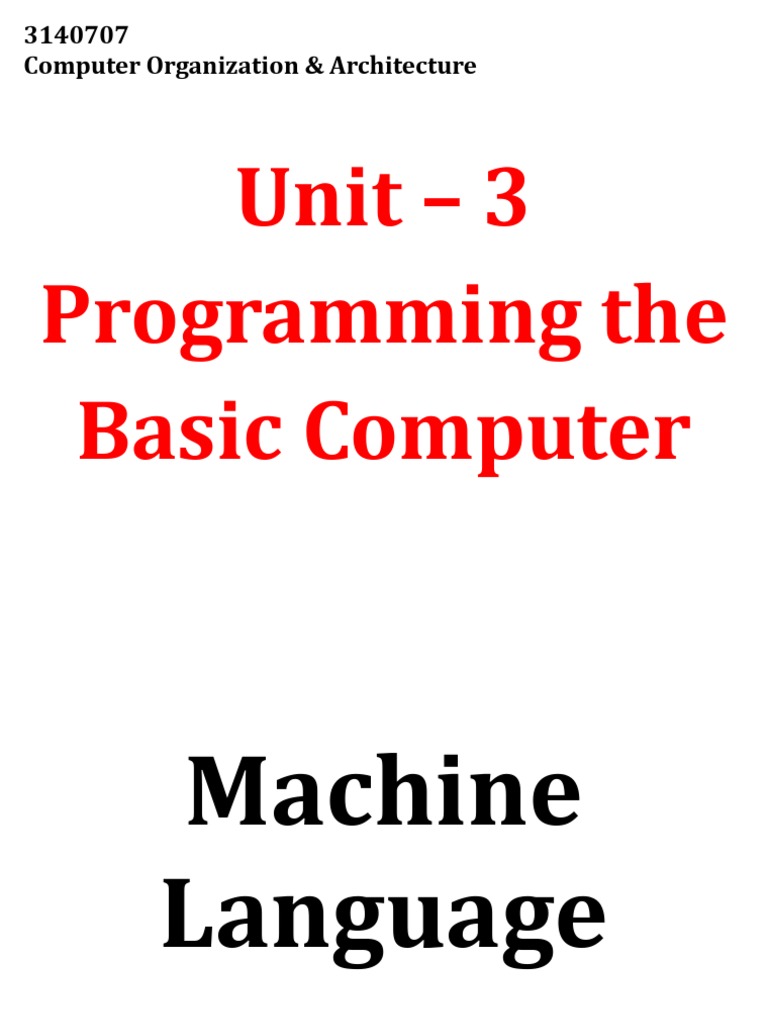 Coa Unit 3 | PDF | Assembly Language | Computer Program Coa Unit 3 | PDF | Assembly Language | Computer Program