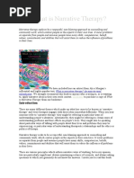 Narrative Therapy | PDF | Psychotherapy | Narrative