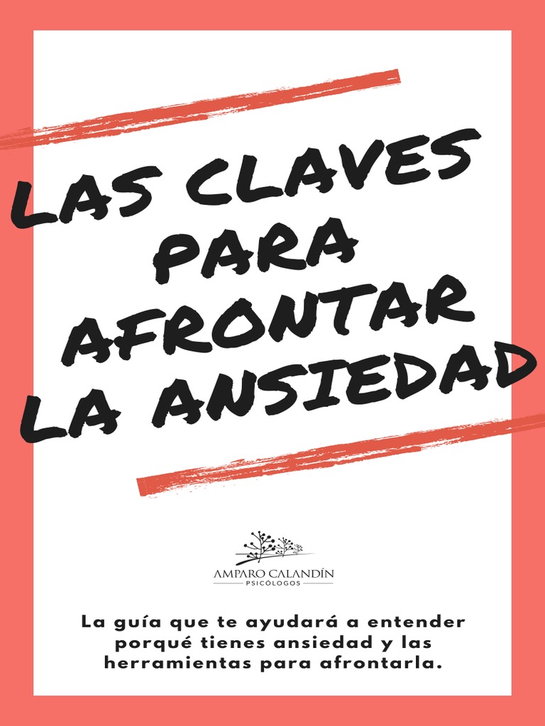 Las Claves para Afrontar La Ansiedad | PDF | Ansiedad | Pensamiento