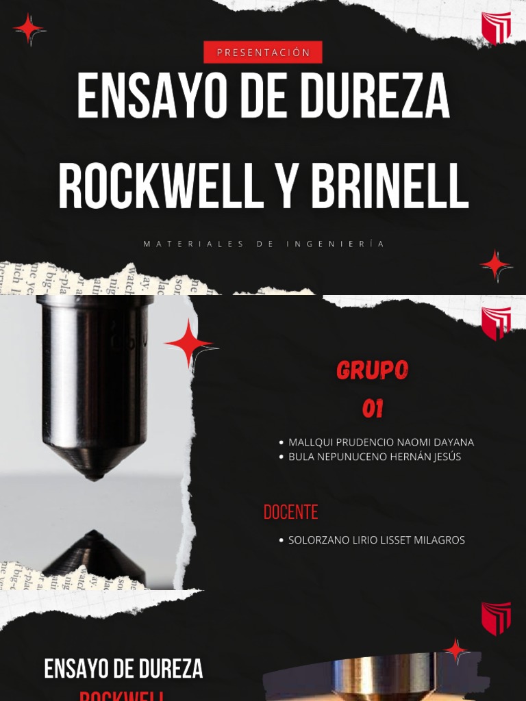 Ensayo de Dureza Rockwell | PDF Ensayo de Dureza Rockwell | PDF