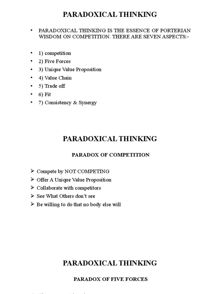 2 Paradoxical Thinking | PDF | Supply Chain | Apple Inc.