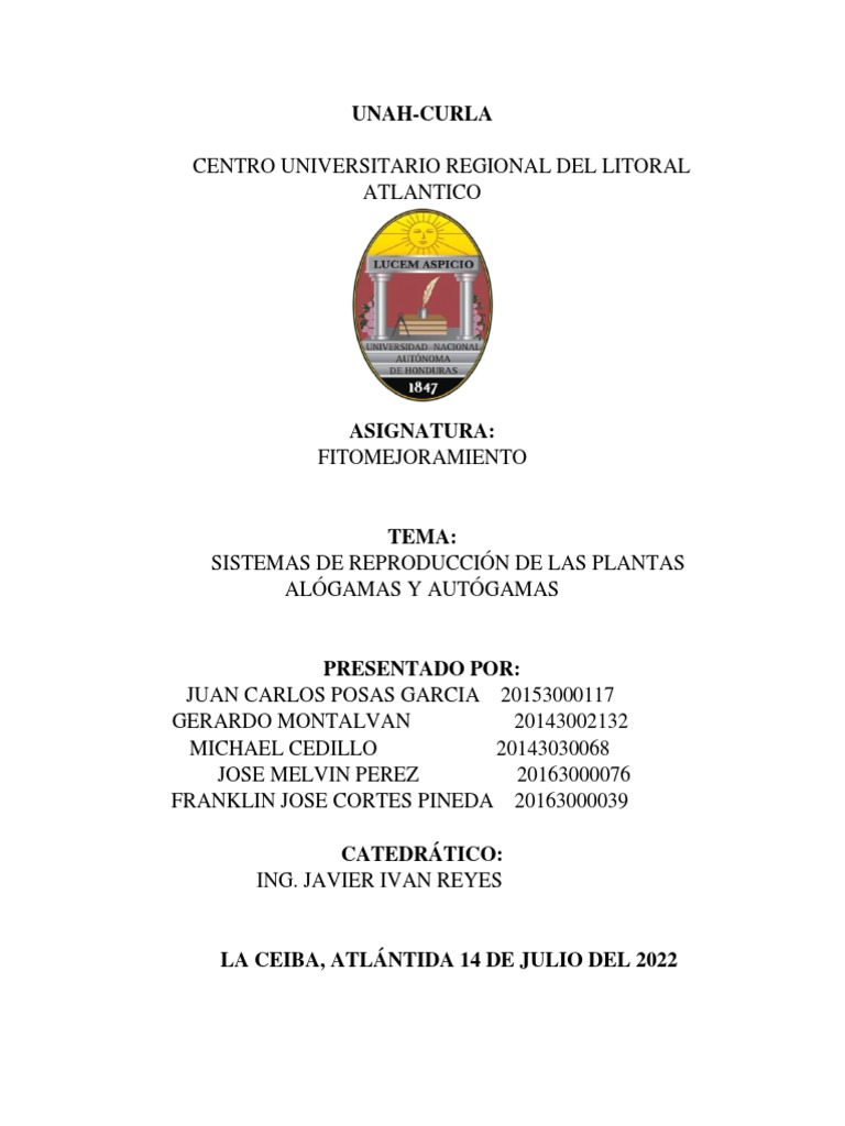 Unah Curla | PDF | Flores | Agricultura