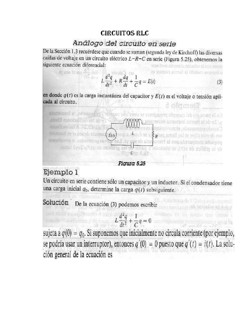 Circuitos RLC | PDF