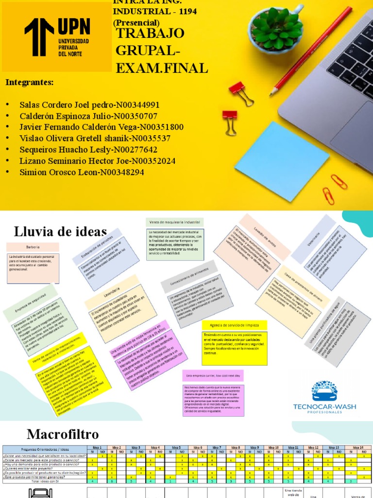 PPT. Trabajo Final Ing - Ind. | PDF | Agua | Science
