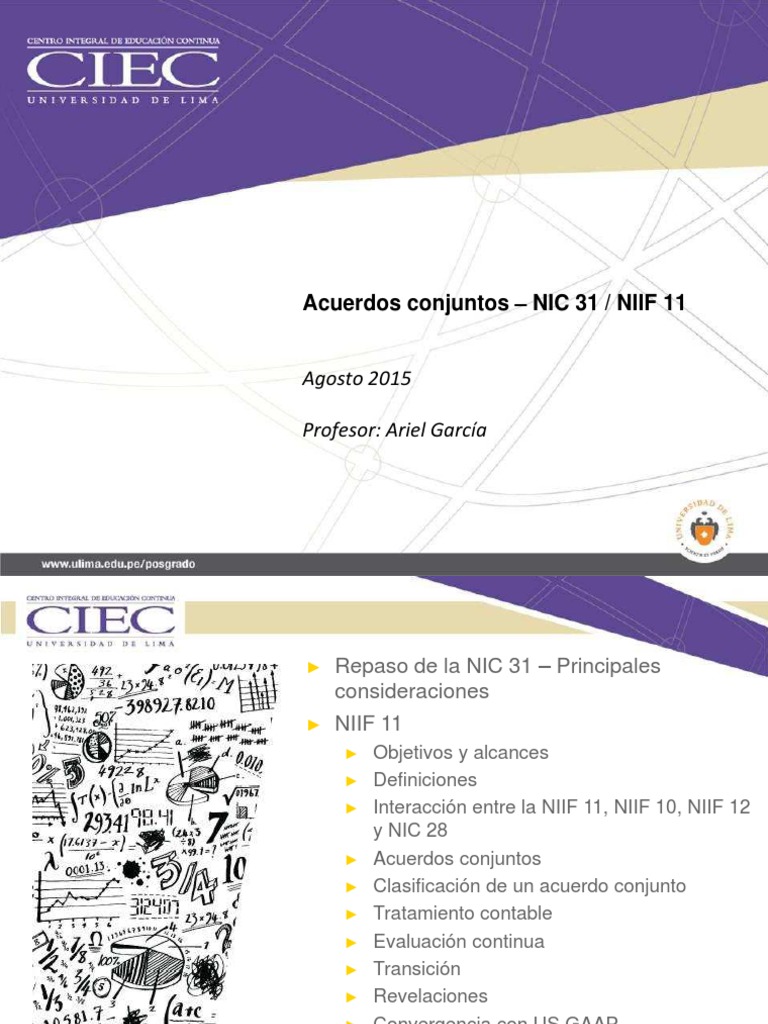 NIIF 11 Acuerdos Conjuntos Final para P | PDF | normas internacionales ...