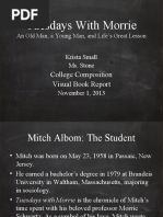 Tuesdays With Morrie | PDF