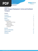 Cell Transport Concept-Map | PDF | Membrane Biology | Life Sciences