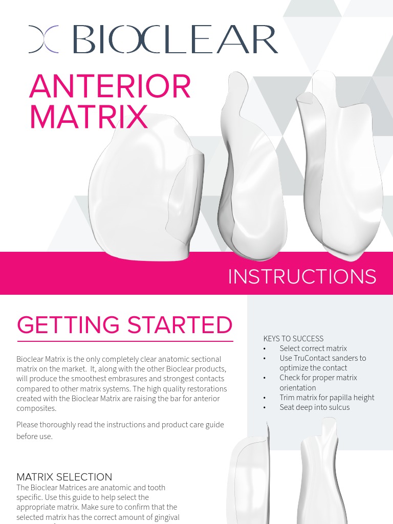 Anteror Matrix Instructions 2021 6x4.5 2 | PDF