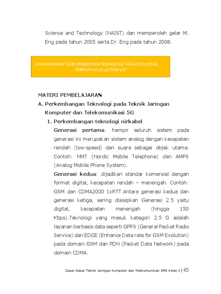 TEKNOLOGI SELULER | PDF