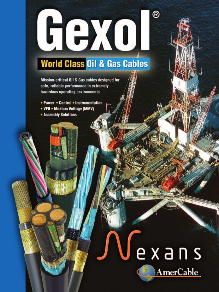 Offshore Cables Catalogue Nexans AmerCable Gexol | PDF | Insulator (Electricity) | Electrical ...