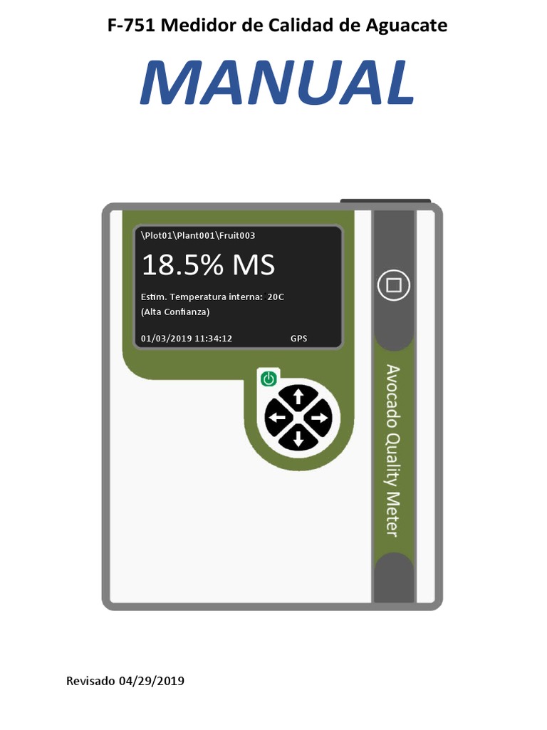F-751 Avo Manual - Spanish | Descargar gratis PDF | Archivo de ...