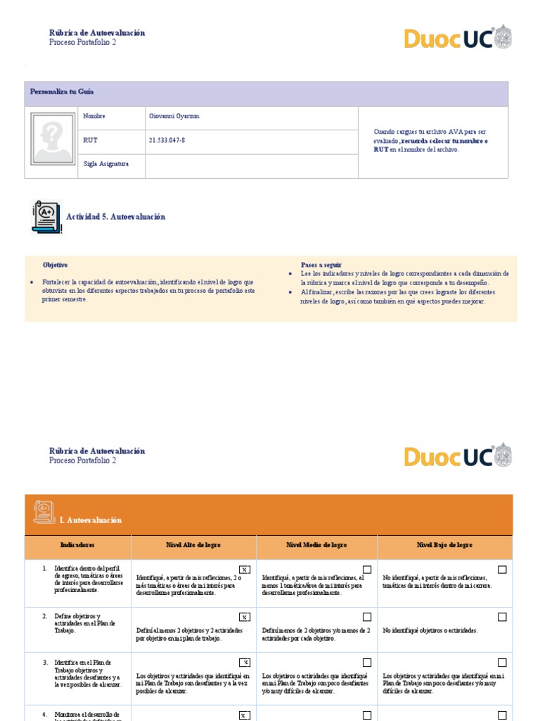 Autoevaluacion - APP2 | PDF