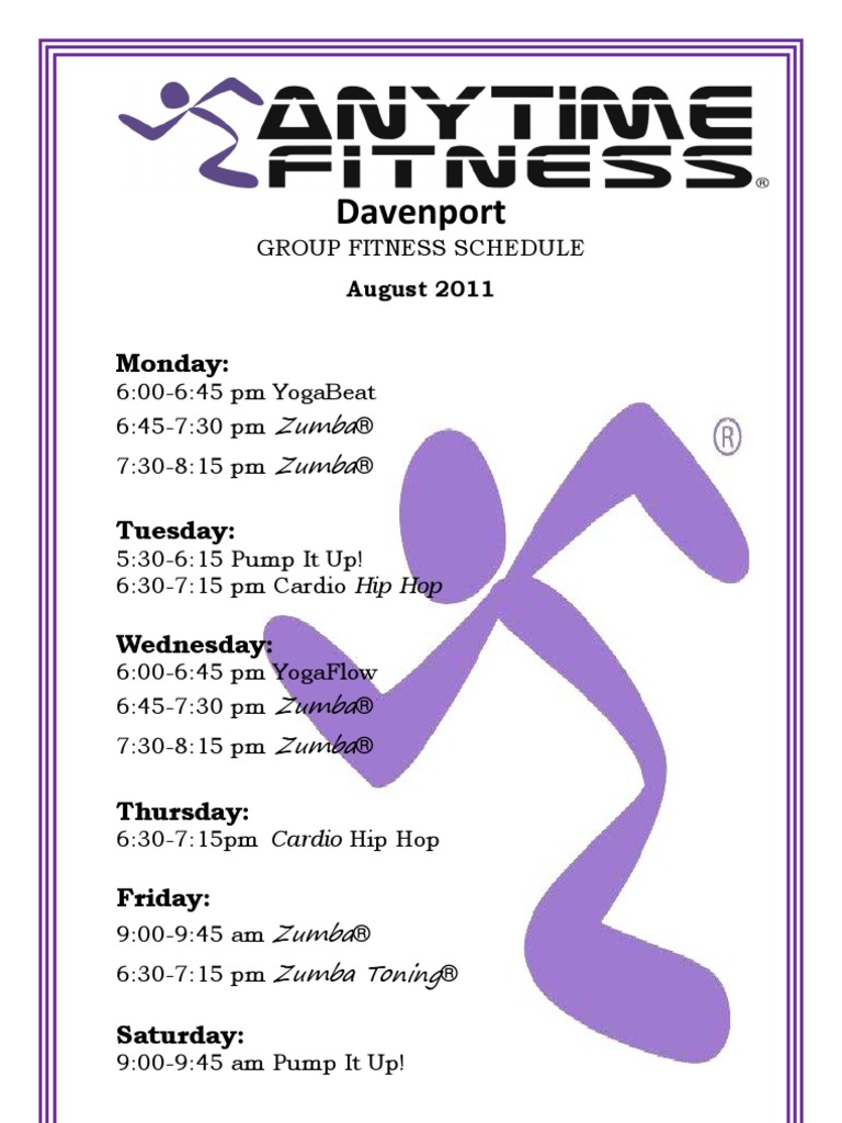 August Group Fitness | PDF