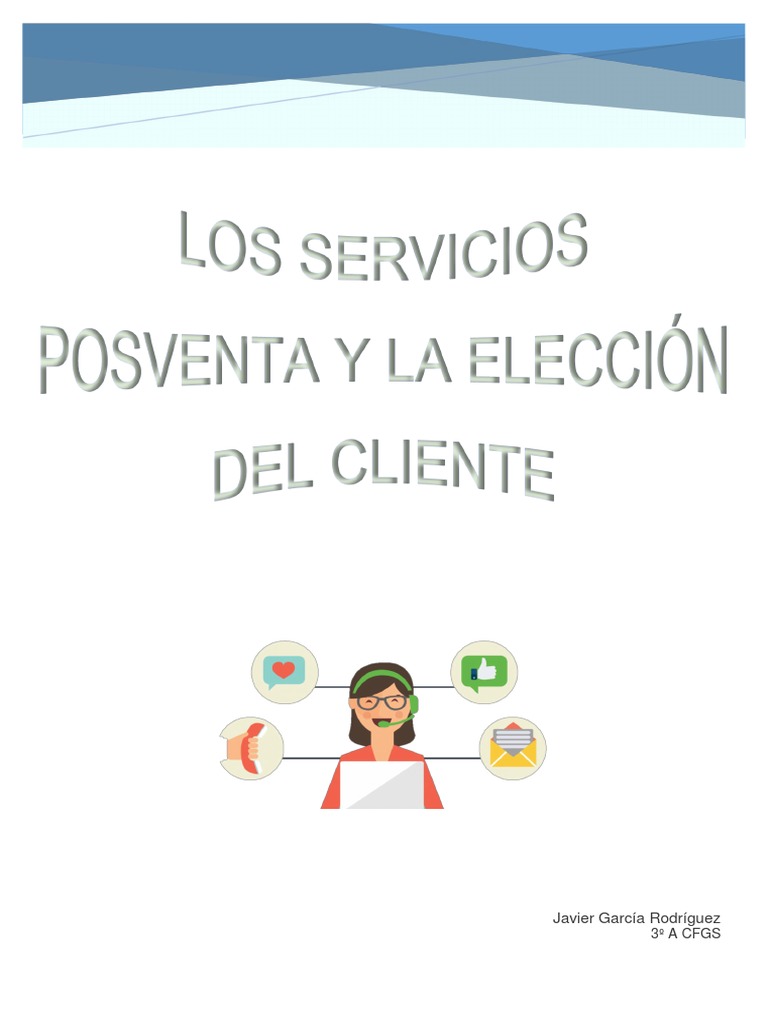 Los Servicios Posventa y La Elección Del Cliente | PDF